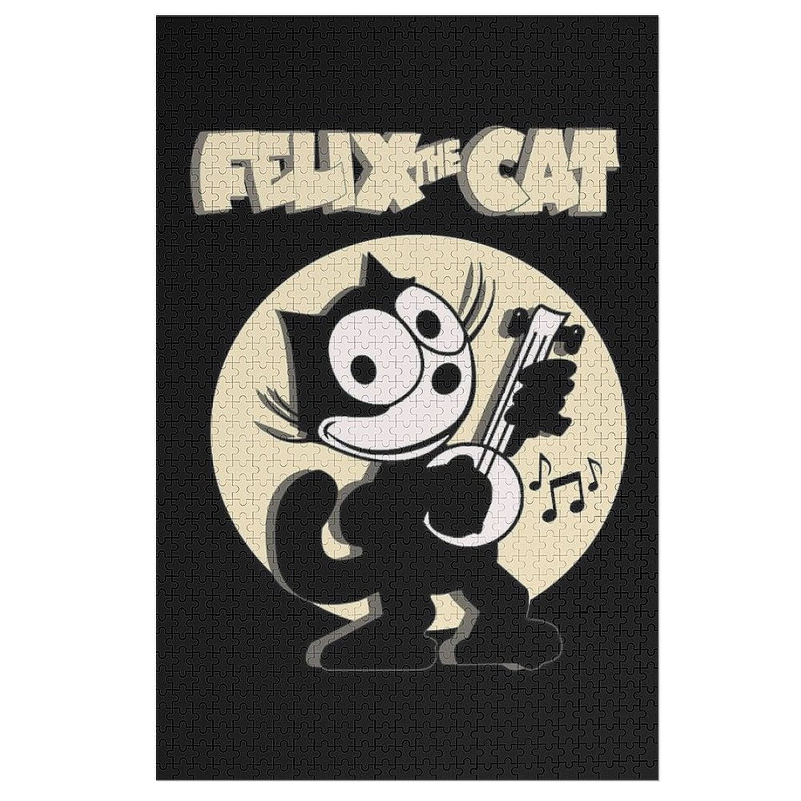 Felix The Cat Picture Puzzle 1000 PCS Wooden Puzzle Artwork Jigsaw ...