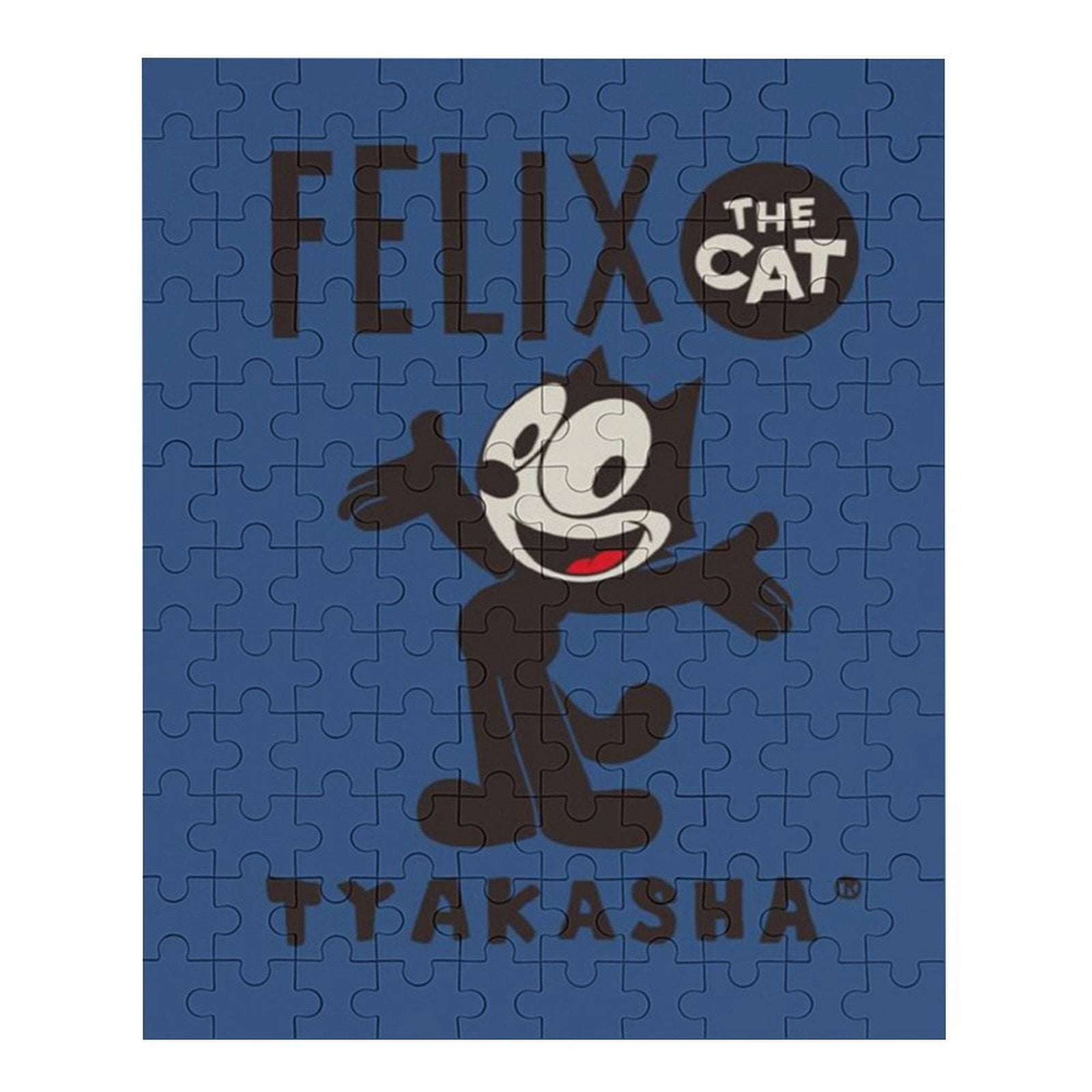 Felix The Cat Picture Puzzle 120 PCS Wooden Puzzle Artwork Jigsaw ...