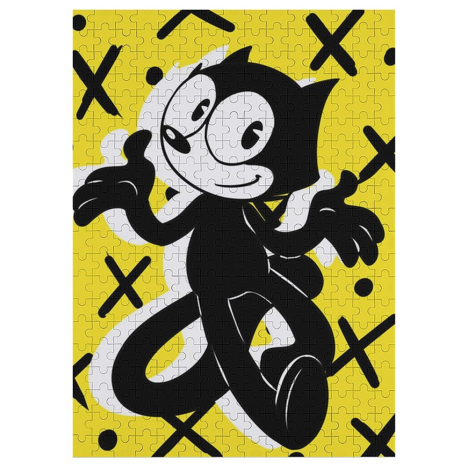 Felix The Cat Picture Puzzle 300 PCS Wooden Puzzle Artwork Jigsaw ...