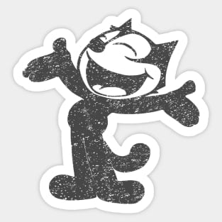 Felix The Cat Smiling - Vintage Retro Sticker Phone Decal Water Bottle ...