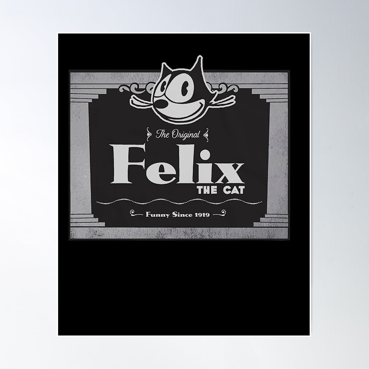 Felix The Cat The Original Movie Cat T Shirt Poster Wall Art, Modern ...
