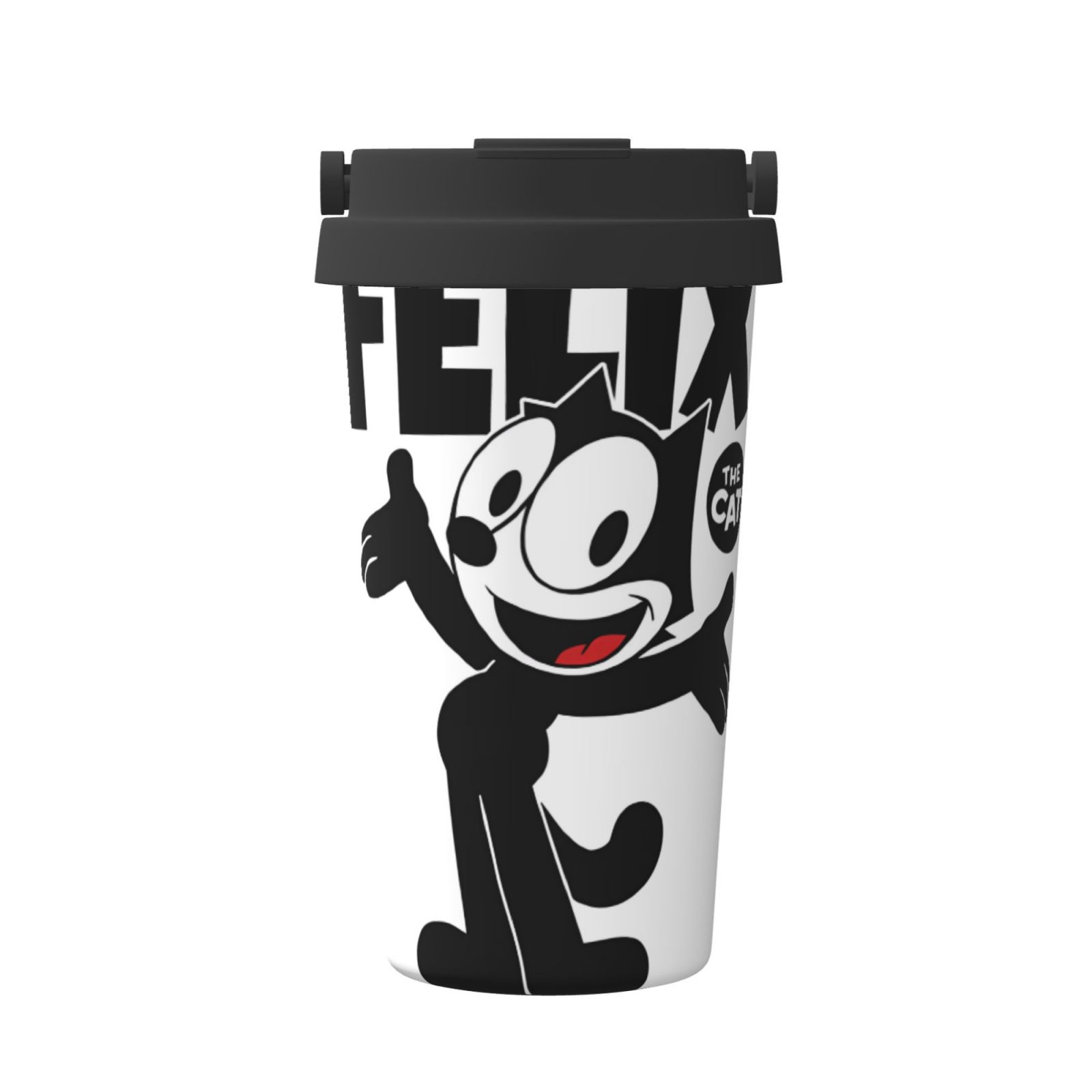 Felix The Cat Travel Coffee Mug, Insulated Coffee Mug with Lid, Spill ...