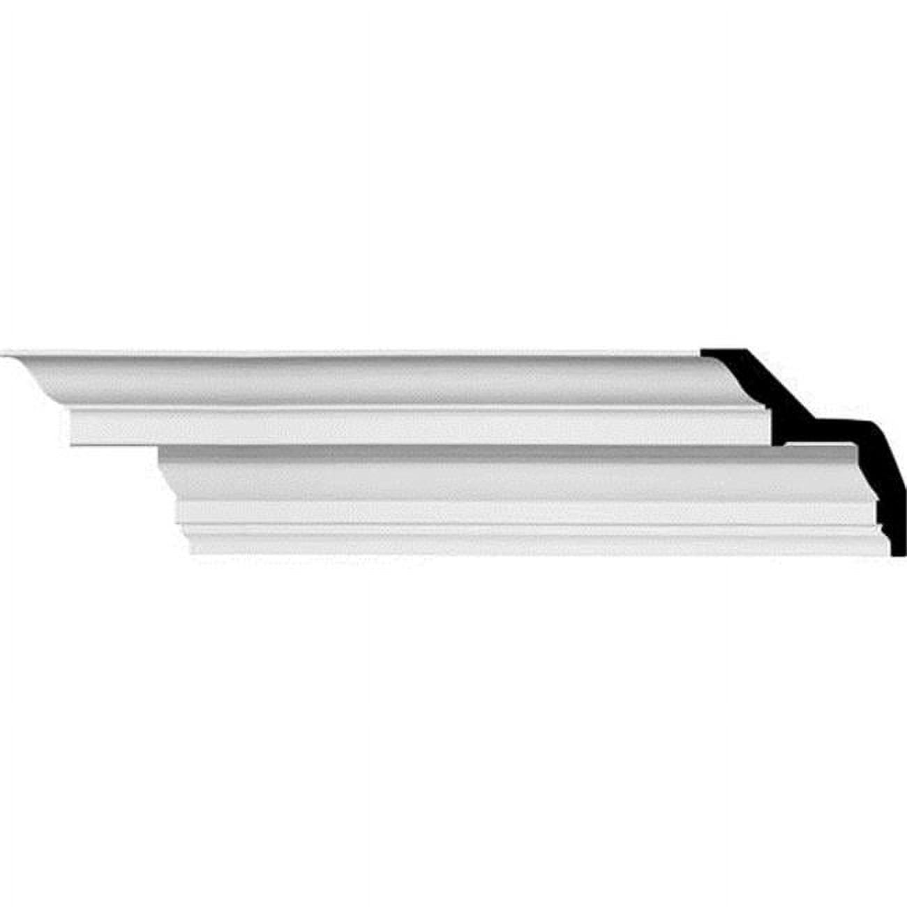 Felix Traditional Smooth Crown Moulding - White - Walmart.com