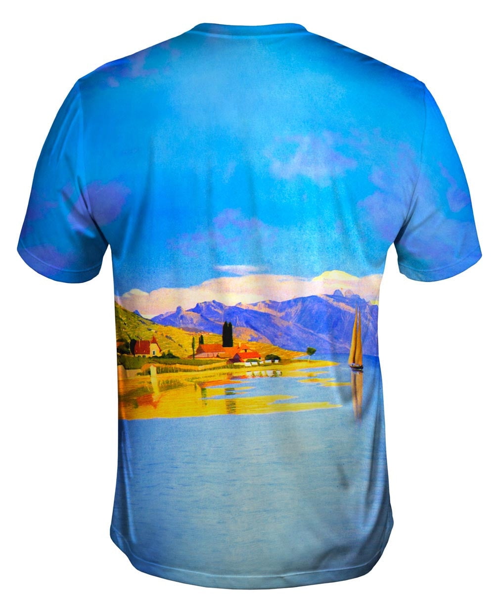 Felix Vallotton - The Port of Pully 1891 Mens T-Shirt All Over Print ...