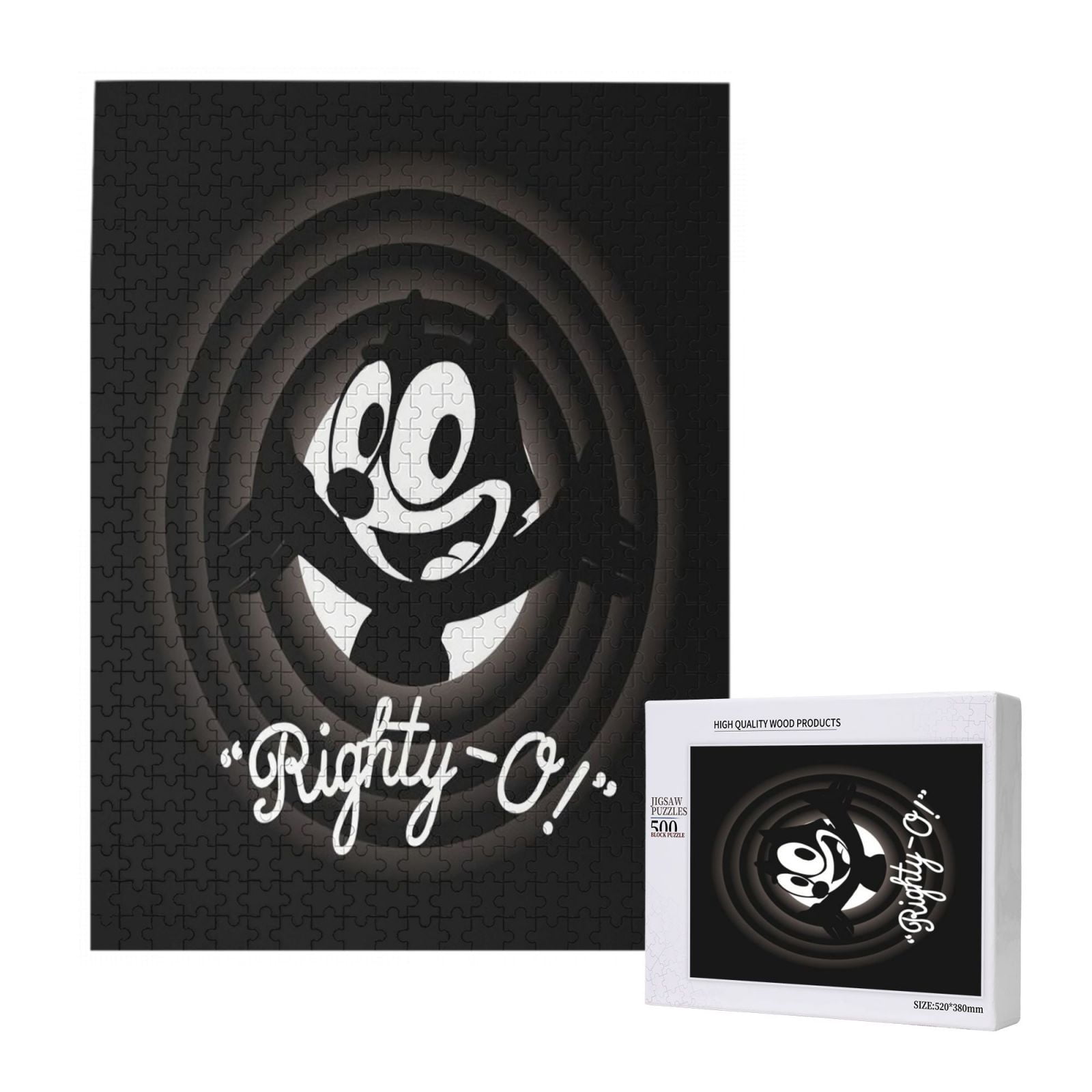 Felix the Cat Jigsaw Puzzle Interactive Brain Teaser Board Game for ...