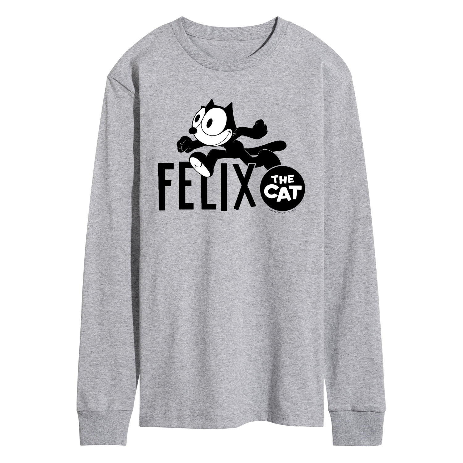 Felix the Cat - Running Felix - Men's Long Sleeve Graphic T-Shirt ...