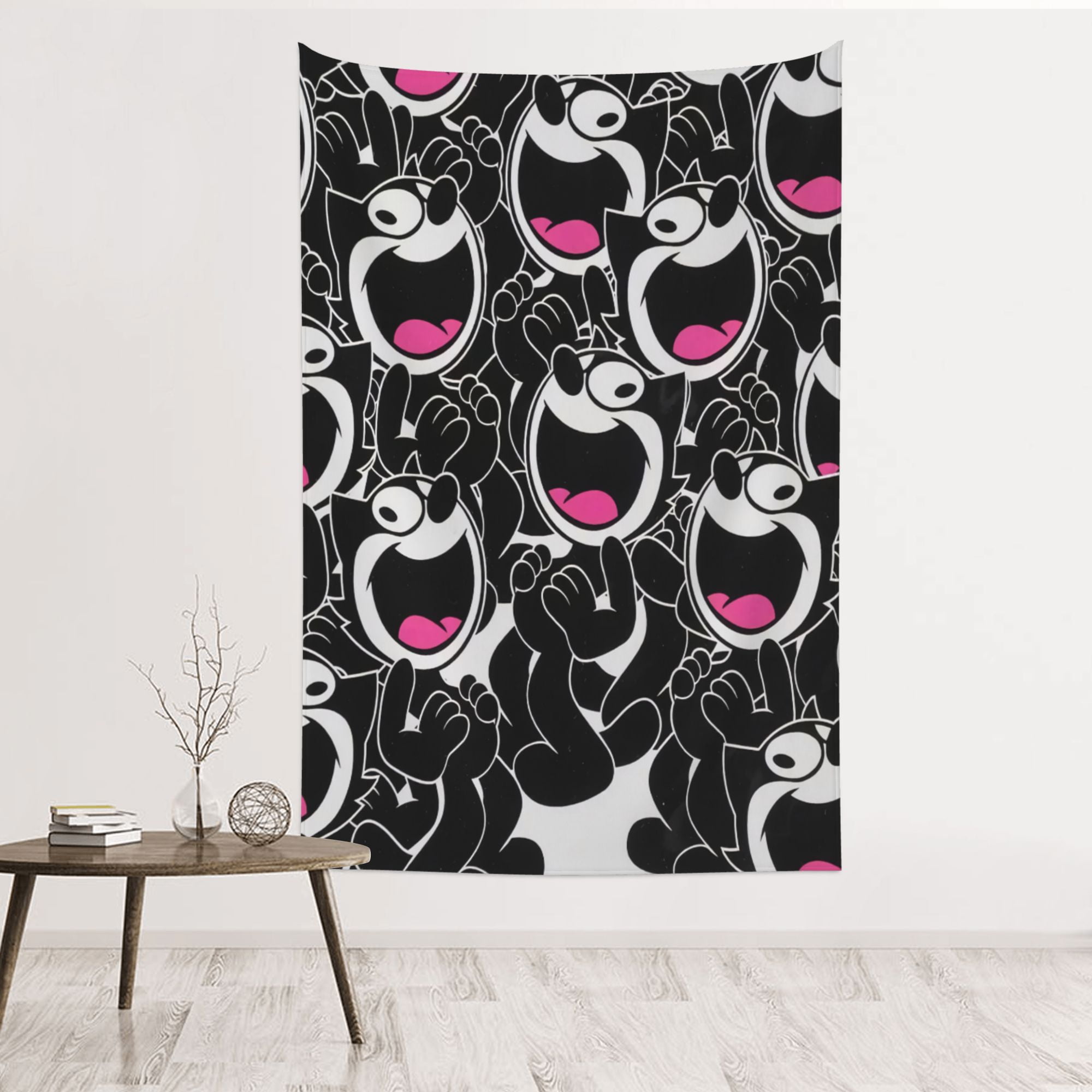 Felix the Cat Tapestry Aesthetic Wall Hanging for Living Room Bedroom ...