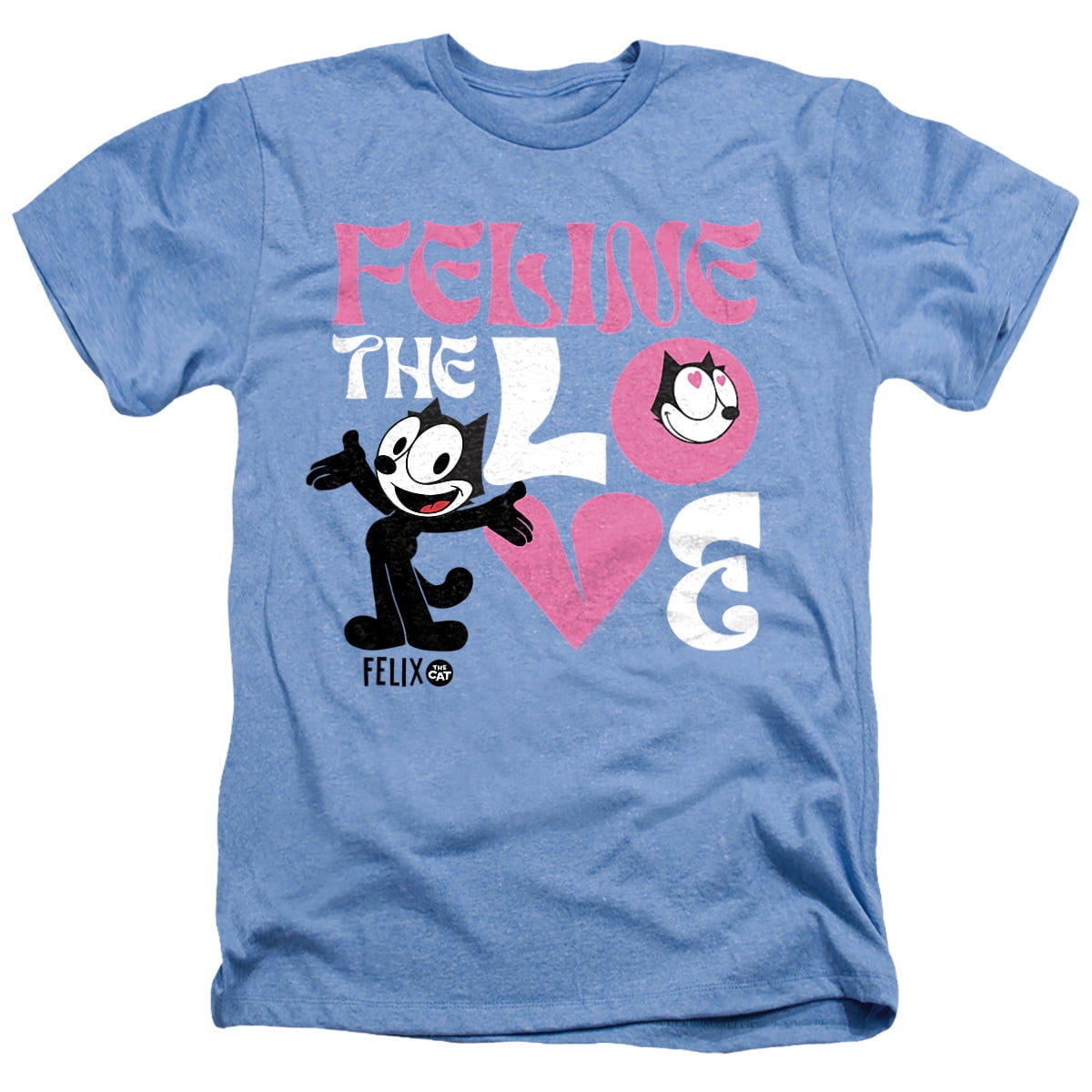 Felix the Cat Valentine's Day Feline The Love Unisex Adult Heather T ...