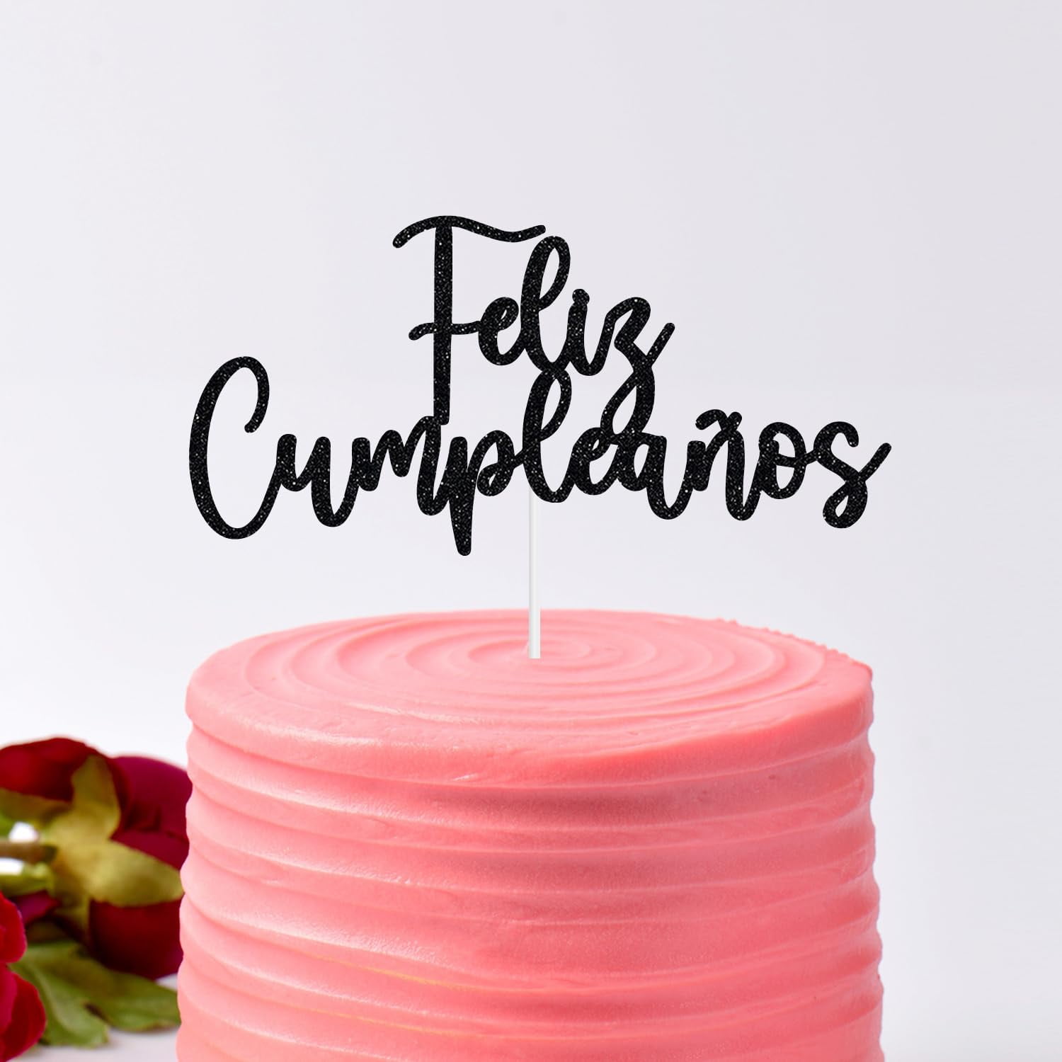 Feliz Cumpleaños Cake Topper - Spanish AIS1 Happy Birthday Cake Topper, Mexican Fiesta Birthday ...