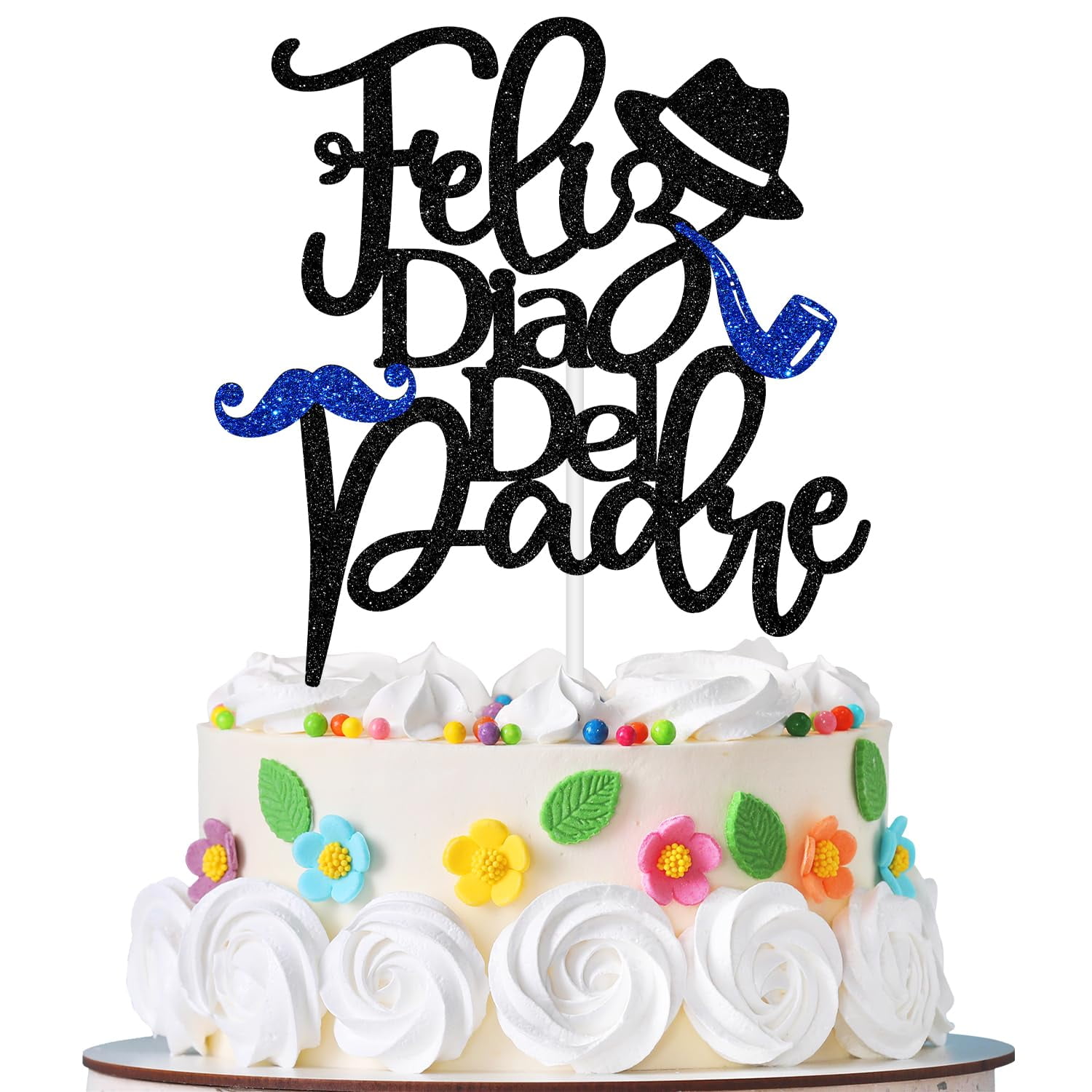 Feliz Día Del Padre Cake Topper, AIS1 Happy Father’s Day Cake Decor ...
