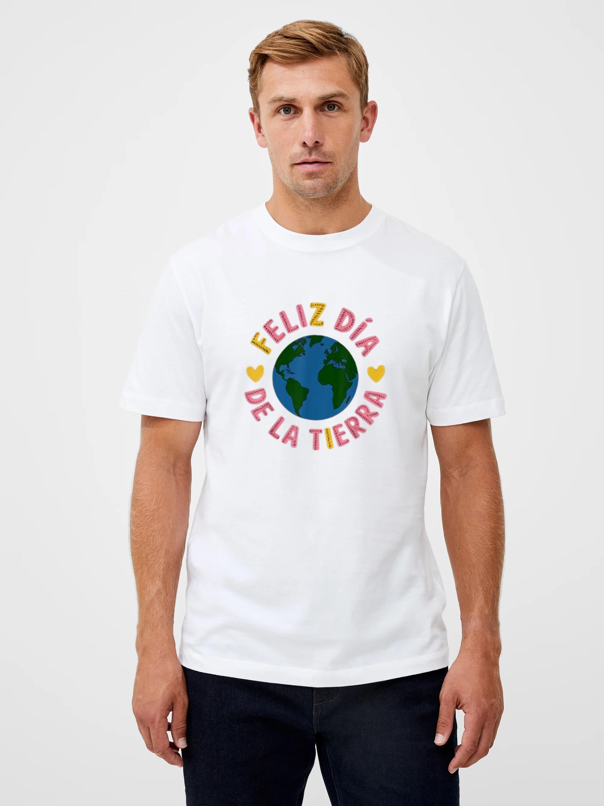 Feliz Dia De La Tierra Happy Earth Day Spanish T-Shirt, for men & women ...