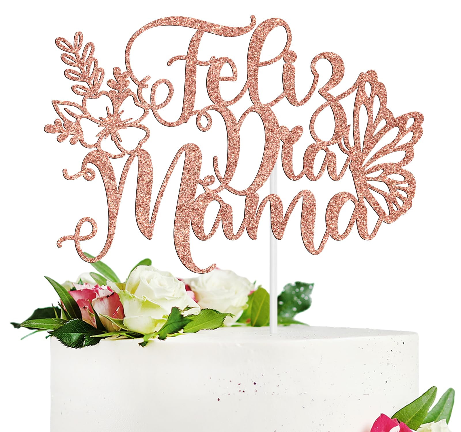 Feliz Dia Mama Cake Topper, Spanish FSH1 Happy Mother's Day Cake Decor ...