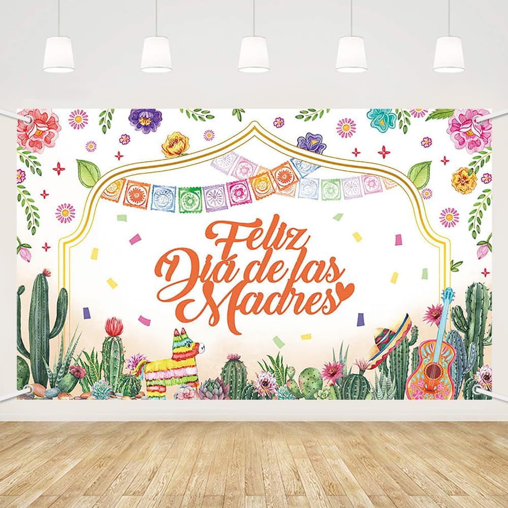 Feliz Dia de las Madres Backdrop Banner Feliz Dia de las Madres ...