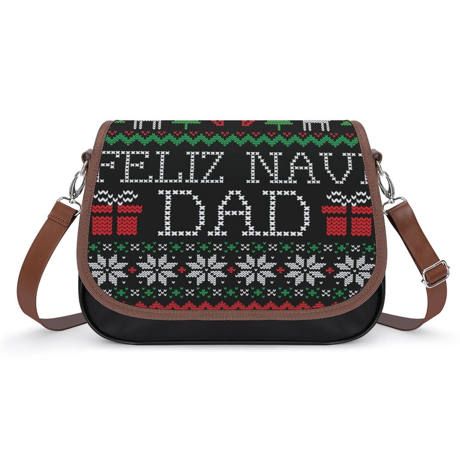 Feliz Navi Dad Funny Christmas Ugly Vintage Crossbody Bag for Women ...