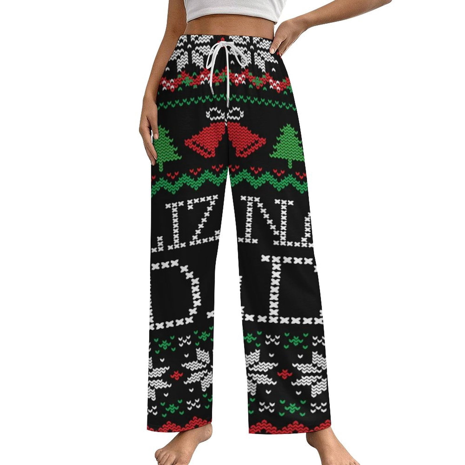 Feliz Navi Dad Funny Christmas Ugly Women's Pajamas Pajama Pants Women ...