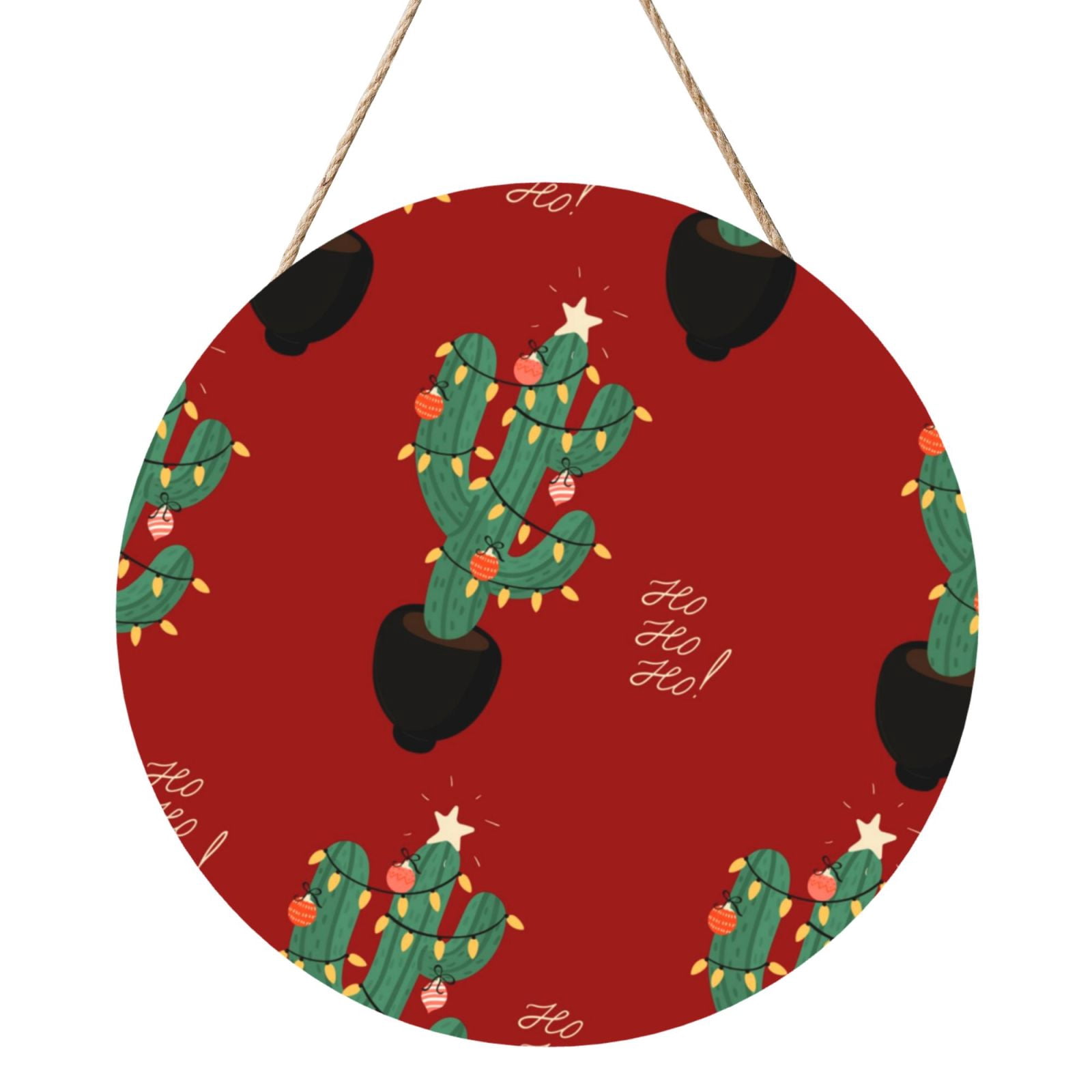 Feliz Navidad Mexican Christmas Wooden Hanging Sign Ornament Welcome ...