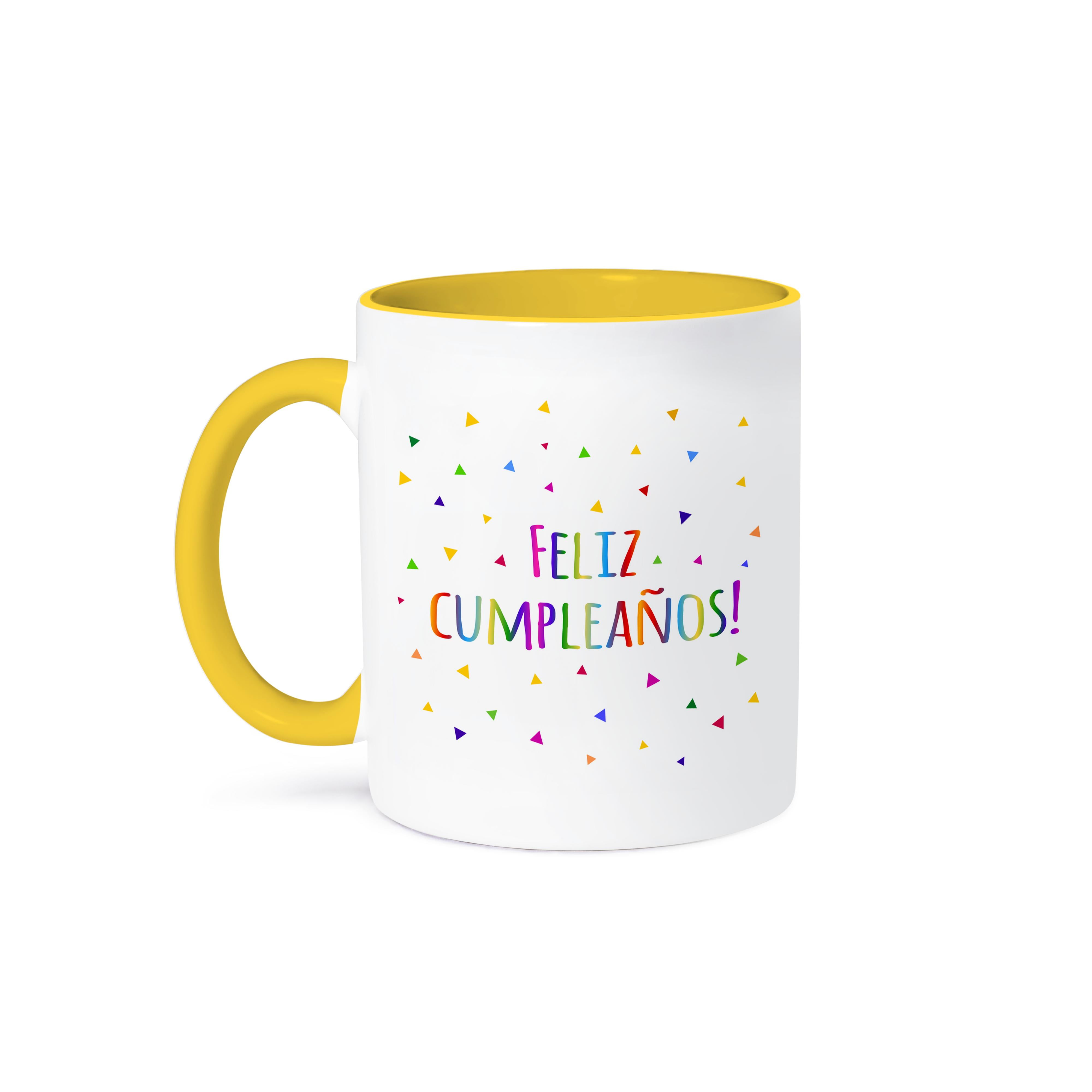 3dRose, Feliz cumpleaños - Happy Birthday in Spanish colorful rainbow ...