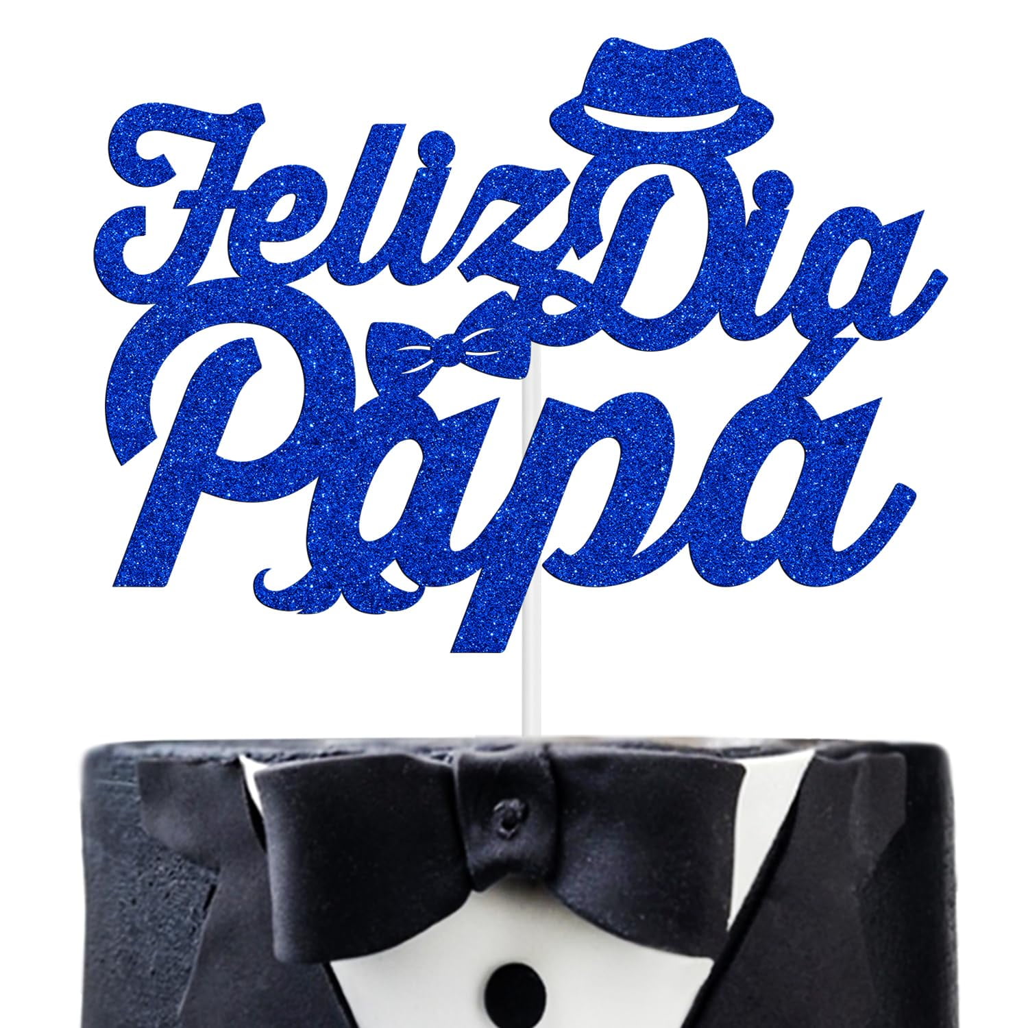 Feliz dia Papa Cake Topper, World RST1 Best Dad/Super Dad/Love You Dad ...