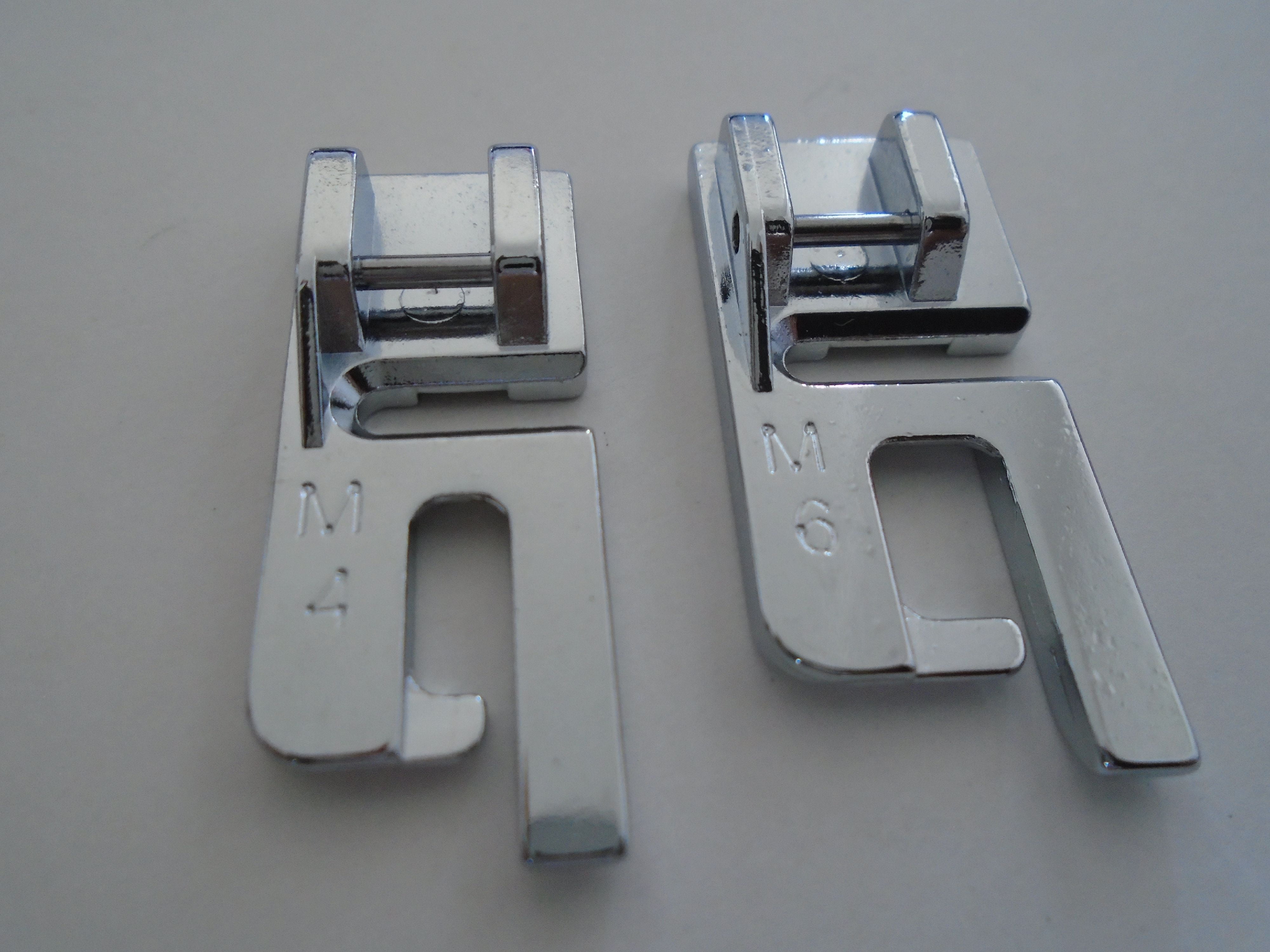 Felling Foot 4mm 6mm Snap On For Brother Singer Kenmore Janome White ...