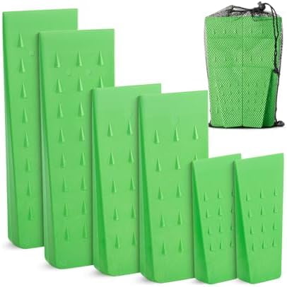 - Felling Wedges with Spikes, 6 pcs, 5.5", 8" & 10", Green Wedges with ...
