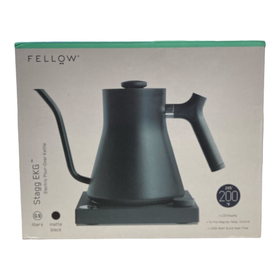Fellow Stagg EKG Electric Kettle, 0.9L, Matte Black, Stainless Steel ...