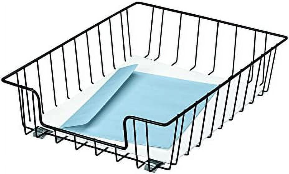 Fellowes 60112 Workstation Letter Desk Tray Organizer, Wire, Black ...