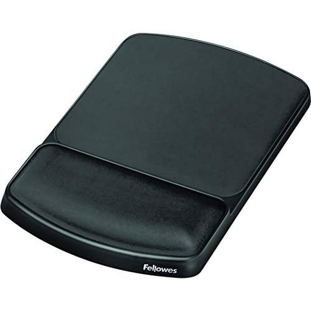 Fellowes 91741 Gel Wrist Rest and Mouse Pad - Graphite/Platinum ...