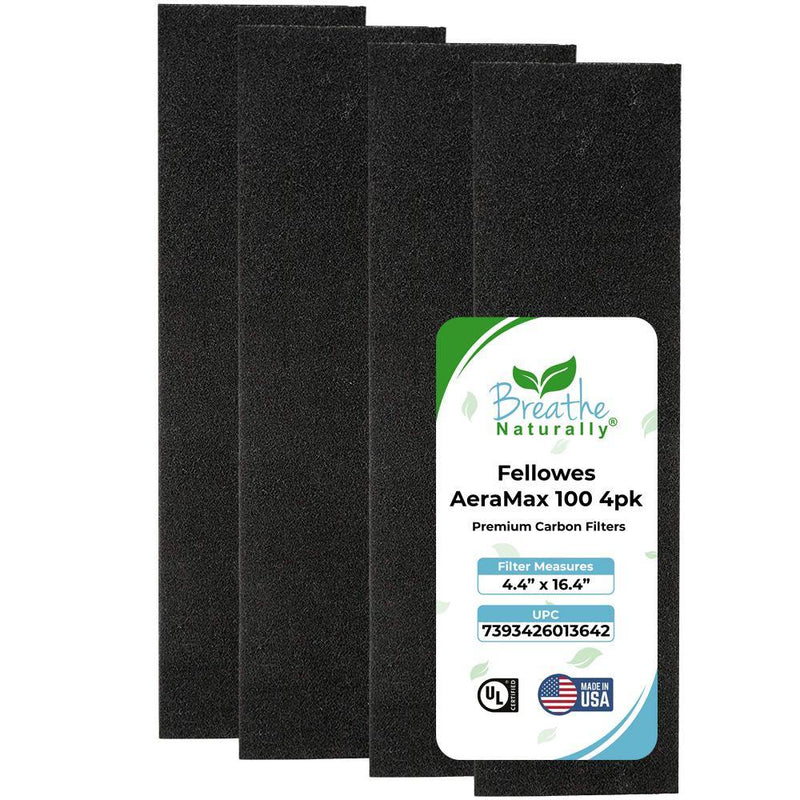 Fellowes AeraMax100 Replacement Carbon Pre-Filter 4 Pack - Walmart.com