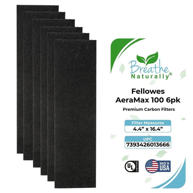 Fellowes AeraMax100 Replacement Carbon Pre-Filter 6 Pack - Walmart.com