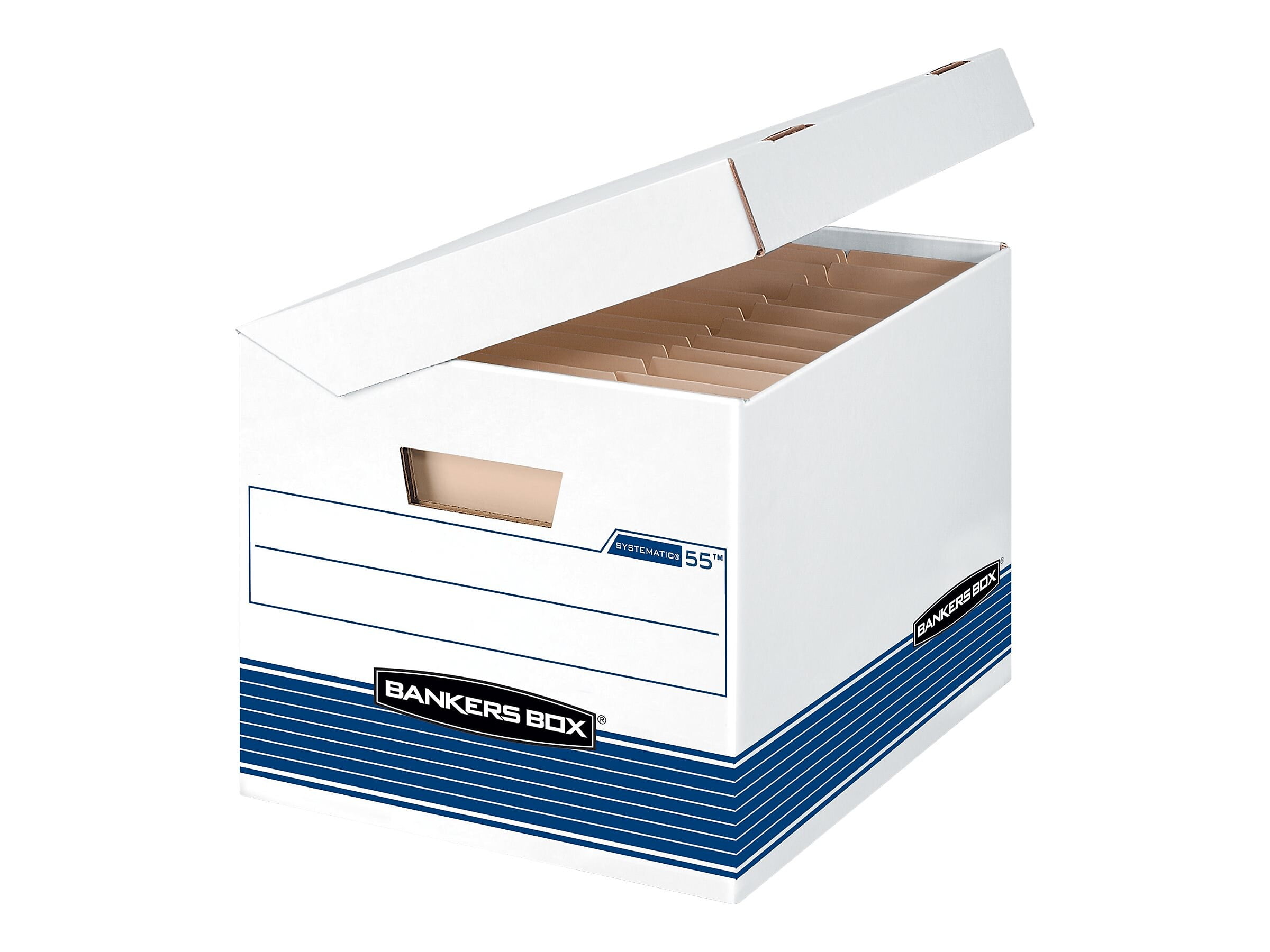 Fellowes Bankers Box? Systematic? , Letter/Legal 4pk White/Blue ...