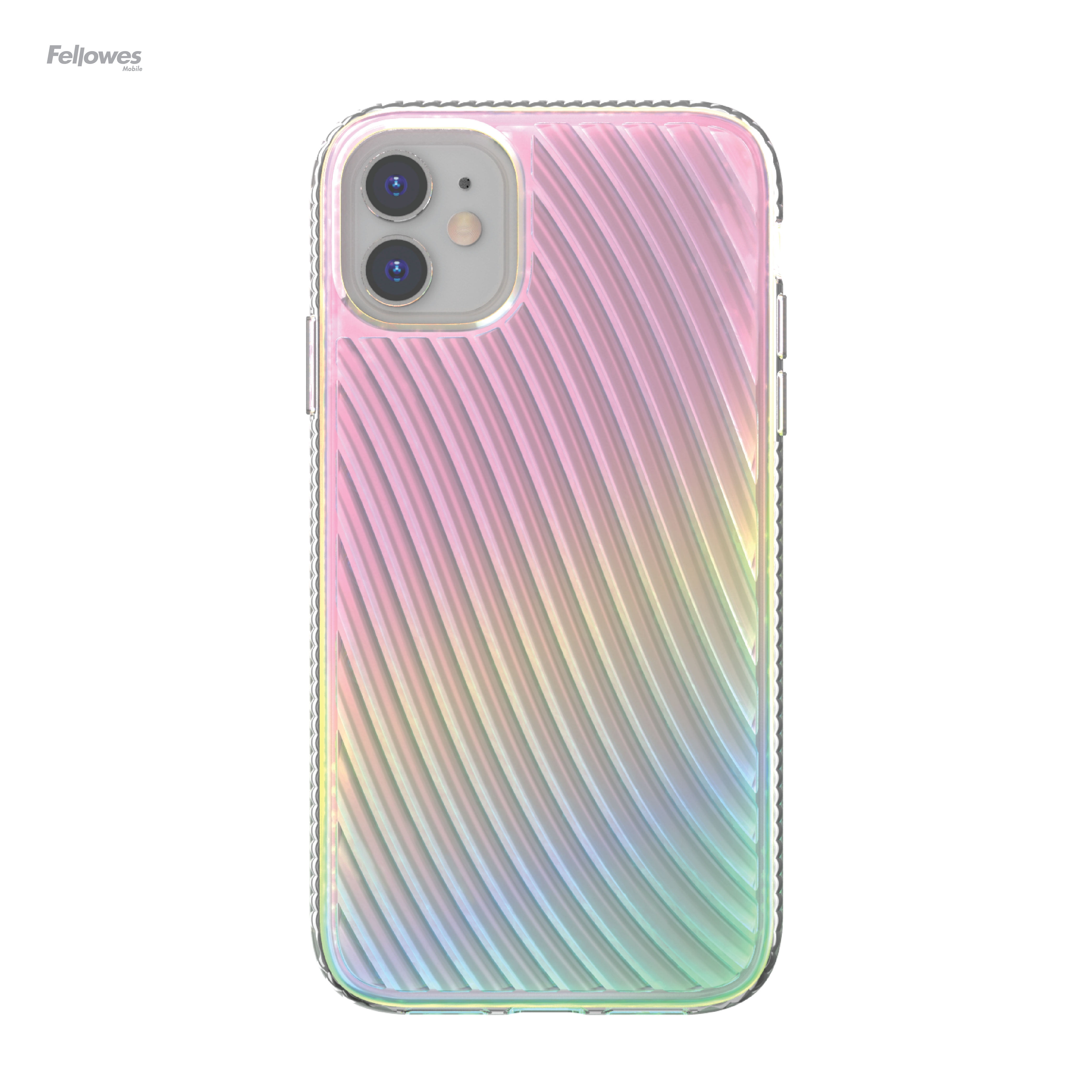 Fellowes CRC97797 Iridescent Phone Case with Texture Design for Phone ...