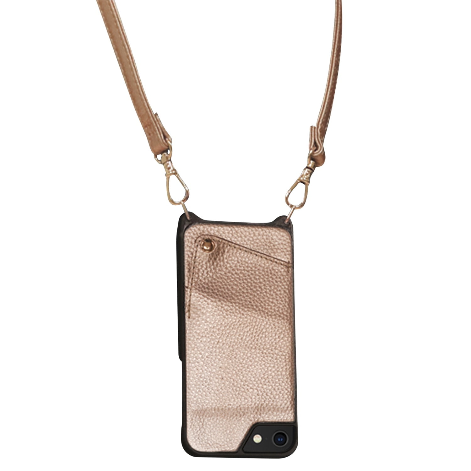 Fellowes Cross Body Phone Case for iPhone 6, 7, & 8, Gold - Walmart.com
