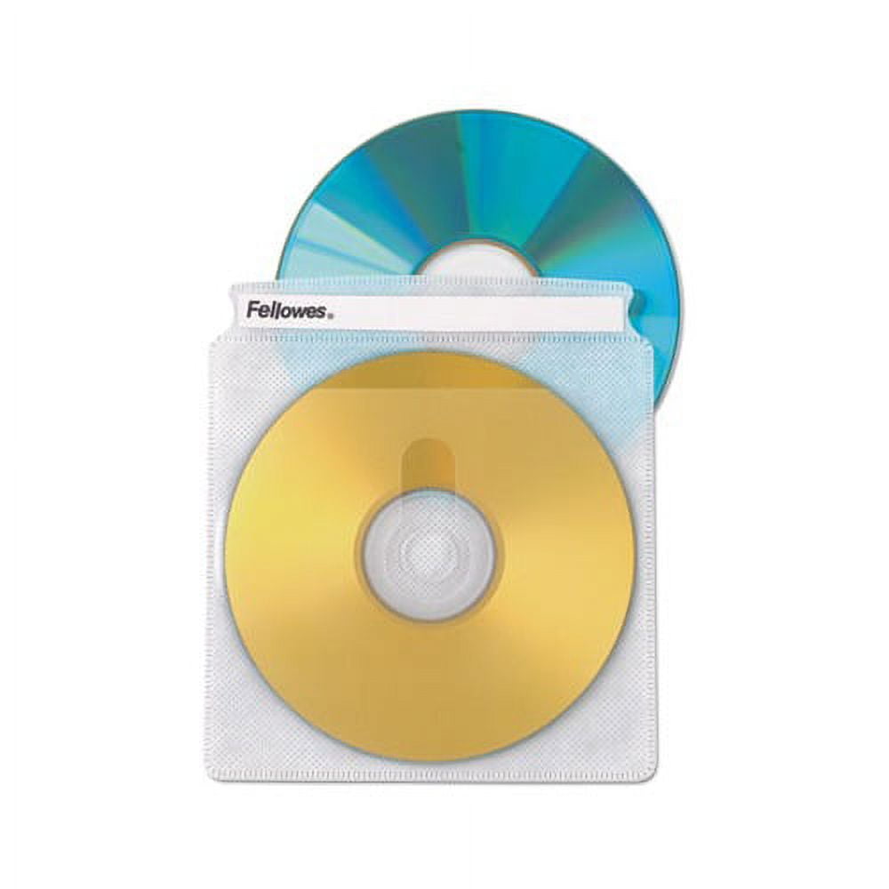 Fellowes Double-Sided CD/DVD Sleeves - 25 pack - Walmart.com