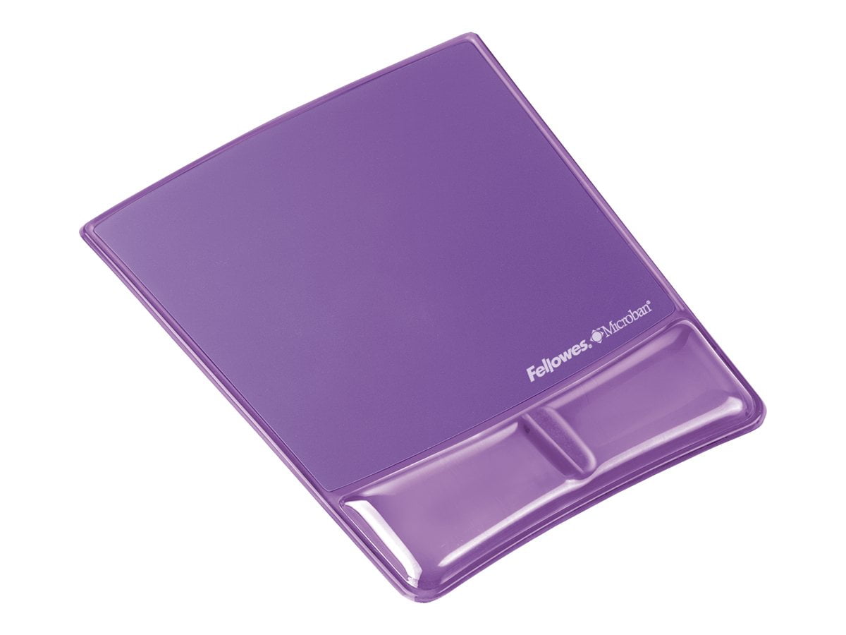 Fellowes Gel Wrist Support w/Attached Mouse Pad, Purple - Walmart ...