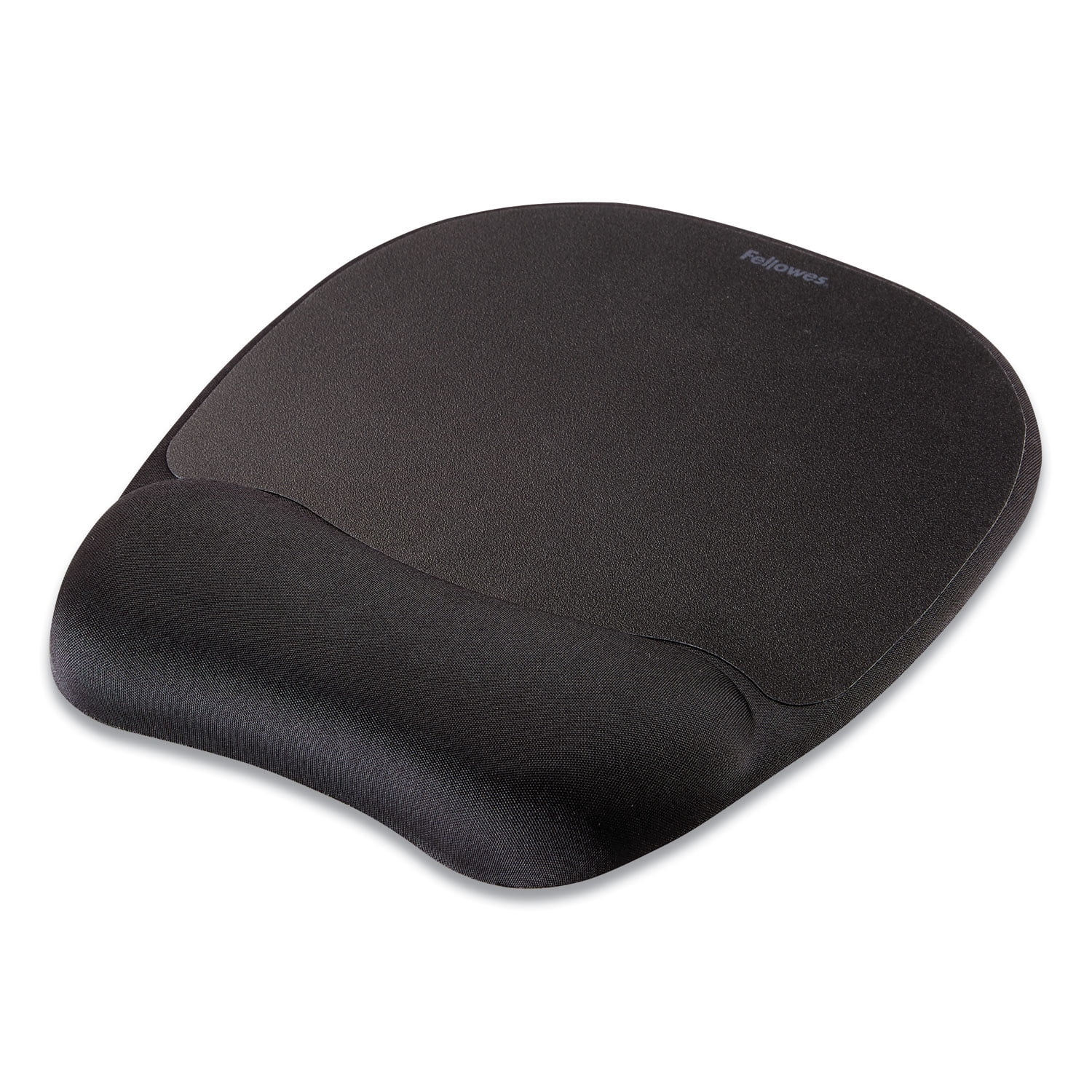 Fellowes Memory Foam Mouse Pad with Wrist Rest, 7.93 x 9.25, Black ...