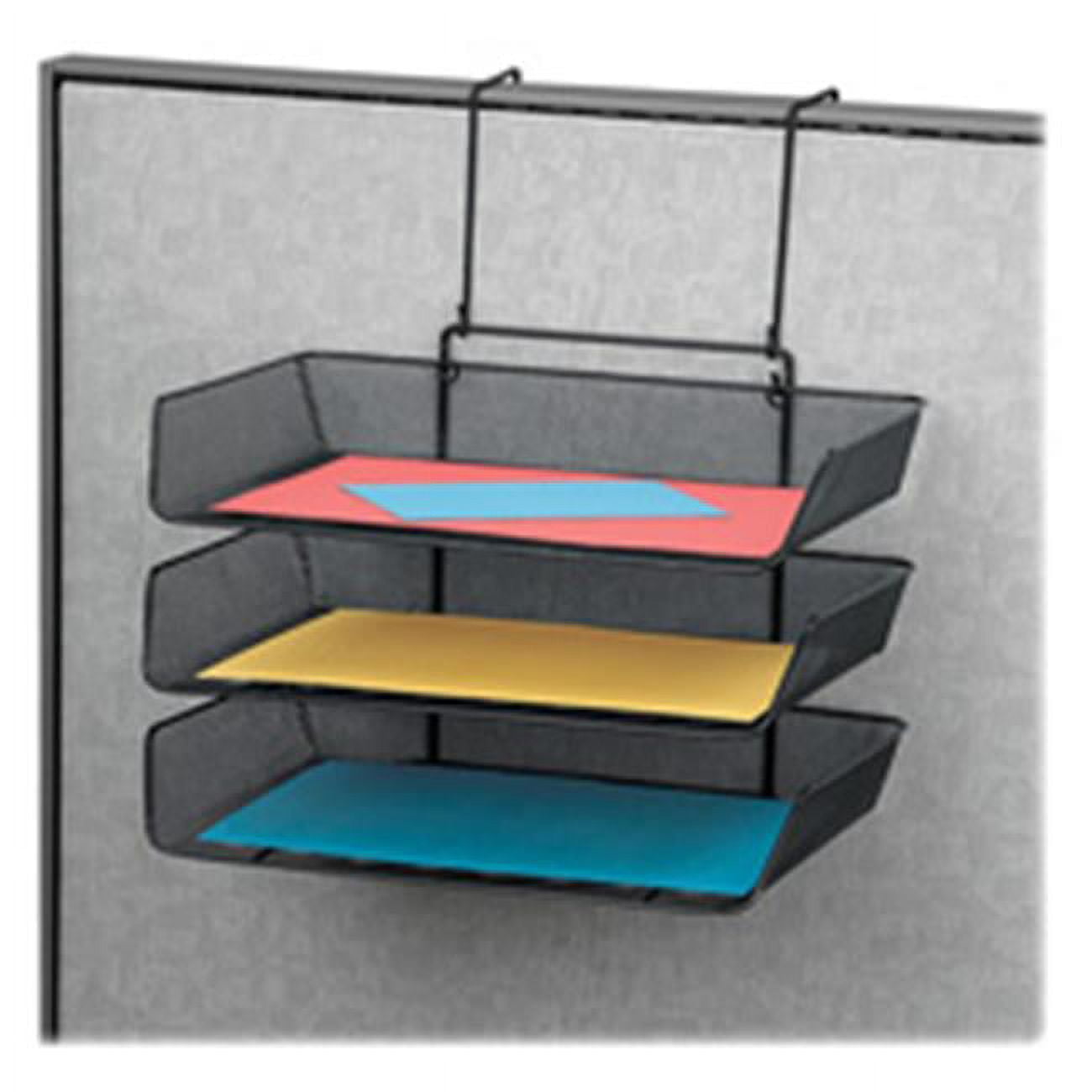 Fellowes Mfg. Co. FEL75902 File Tray- Side Load- 3-Tier- Partition-Wall ...