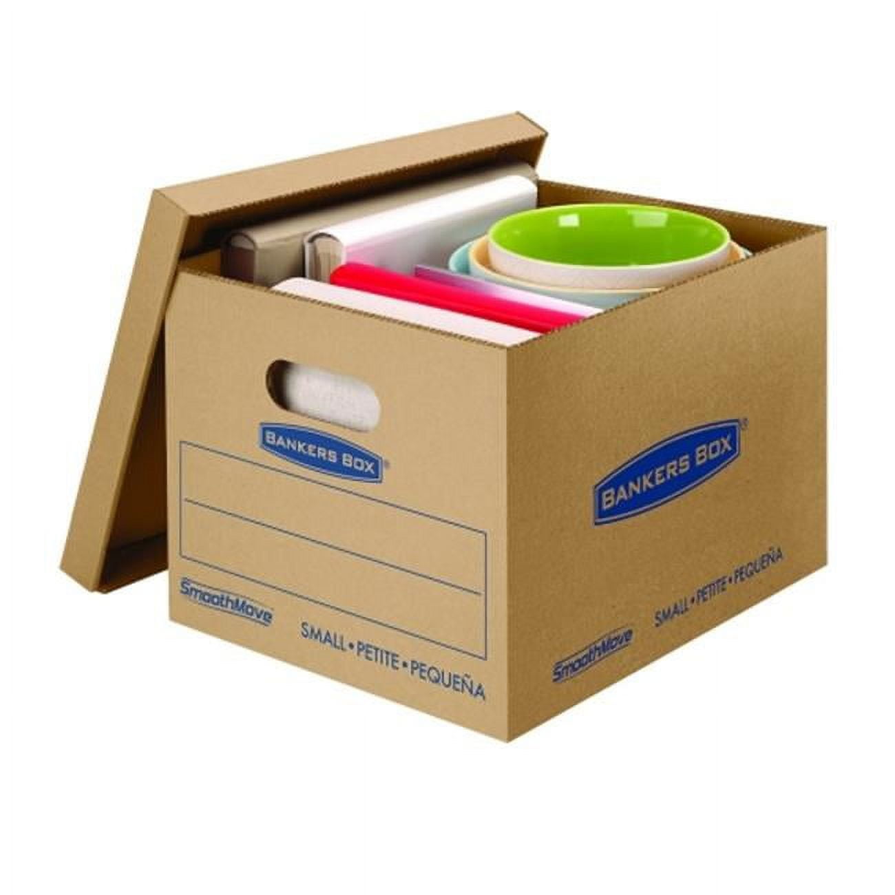 Fellowes Mfg. Co. Fel Bankers Box Smooth Move Classic Moving Box- Small ...