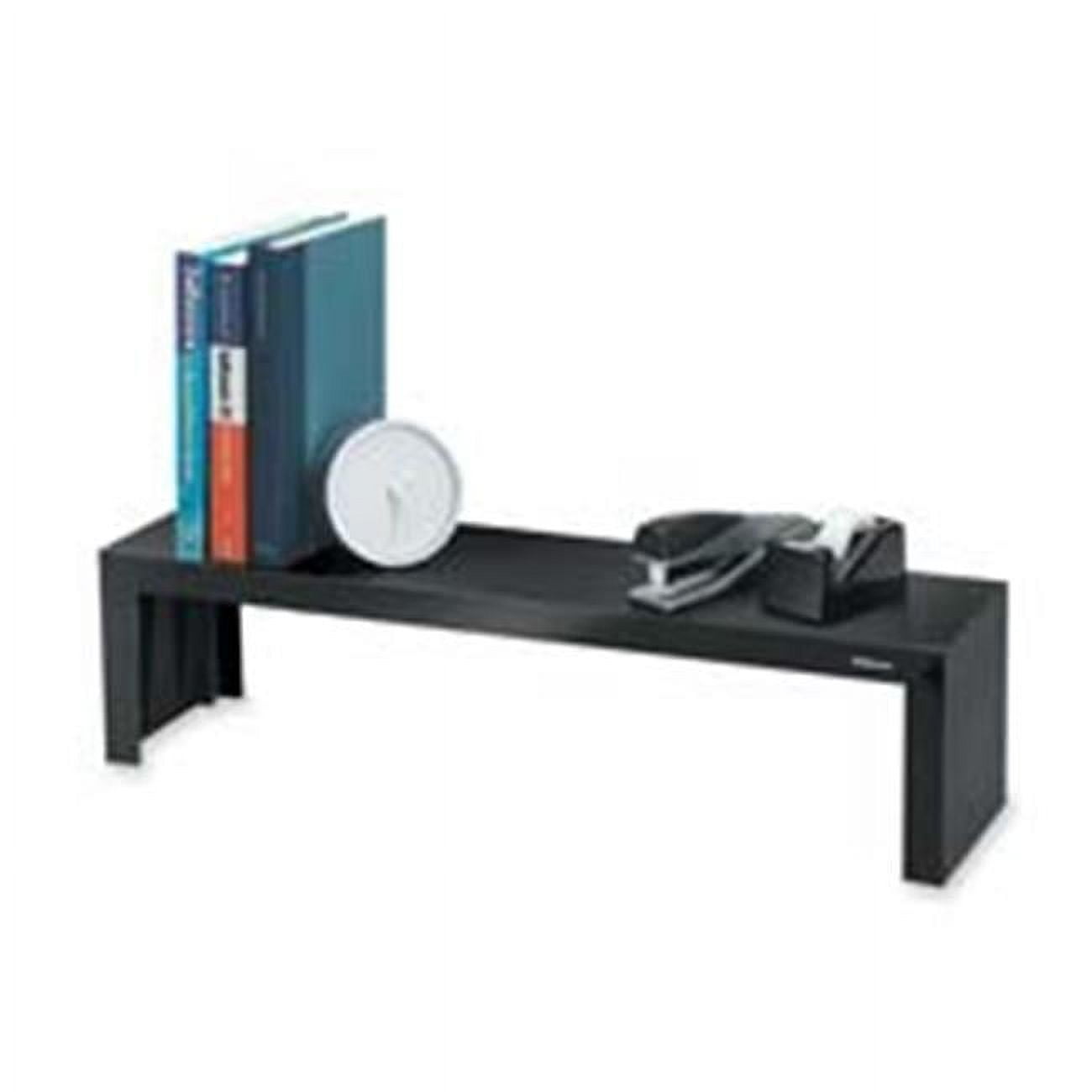 Fellowes Mfg. Co. Shelf- Supports 30 lb.- 26in.x7in.x6-.25in.- Black ...
