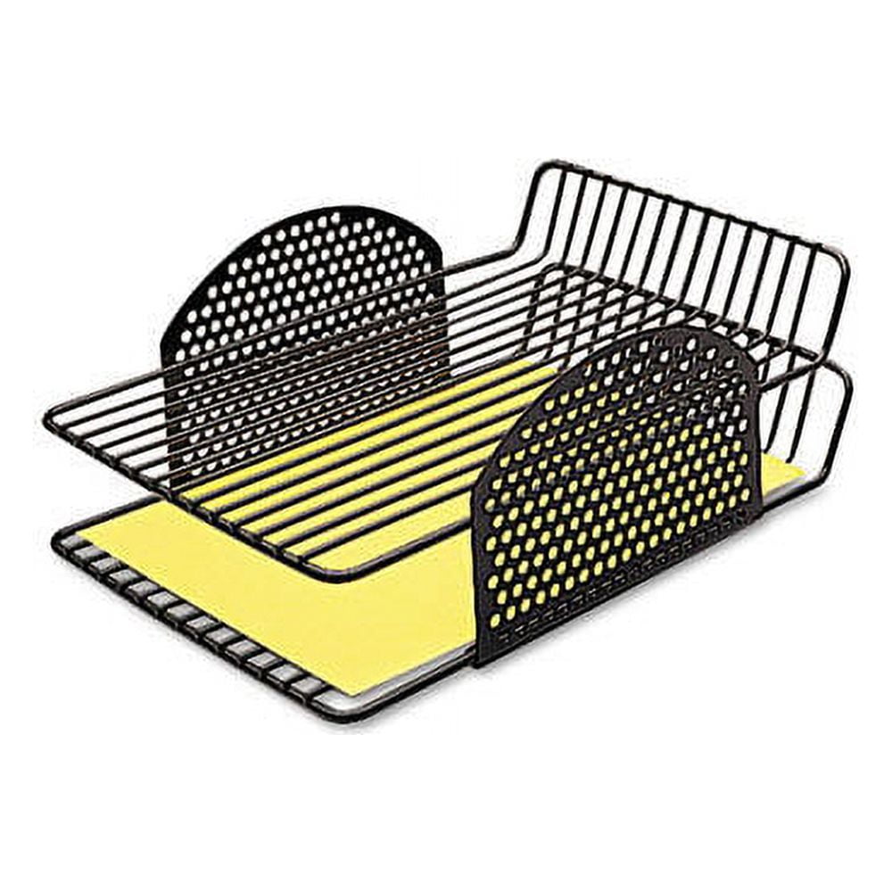 Fellowes Perf-Ect Double Letter Tray, 2 Sections, Letter Size Files, 9. ...