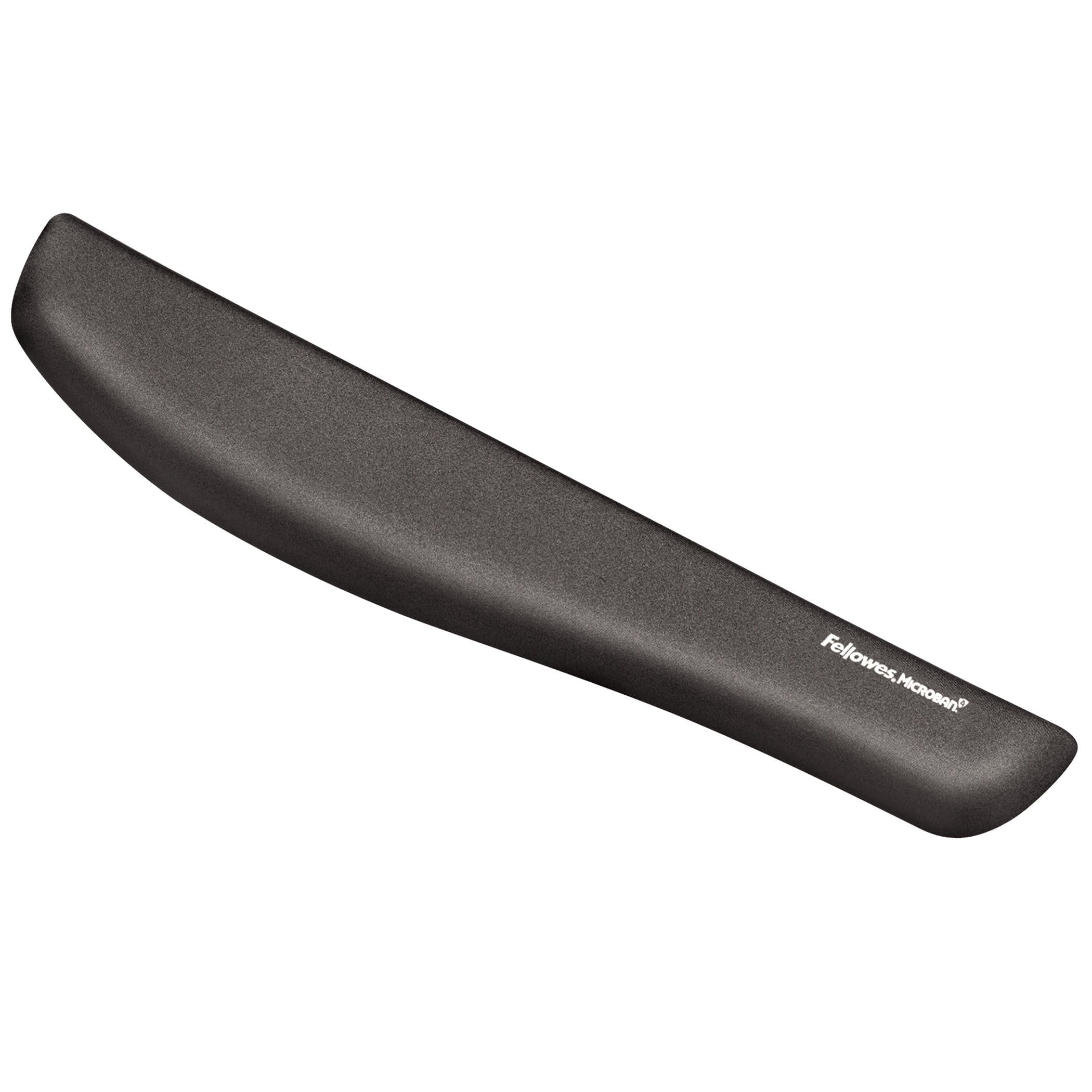 Fellowes PlushTouch Foam Keyboard Wrist Rest with MICROBAN - Graphite ...