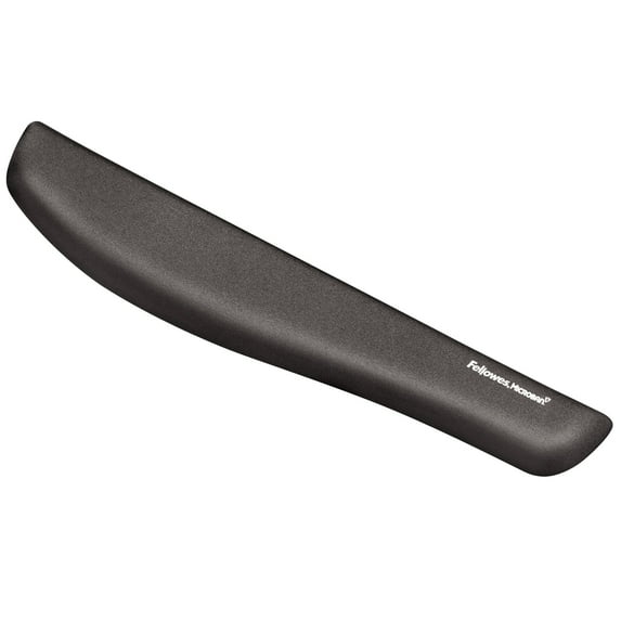 Fellowes PlushTouch Foam Keyboard Wrist Rest with MICROBAN - Graphite ...