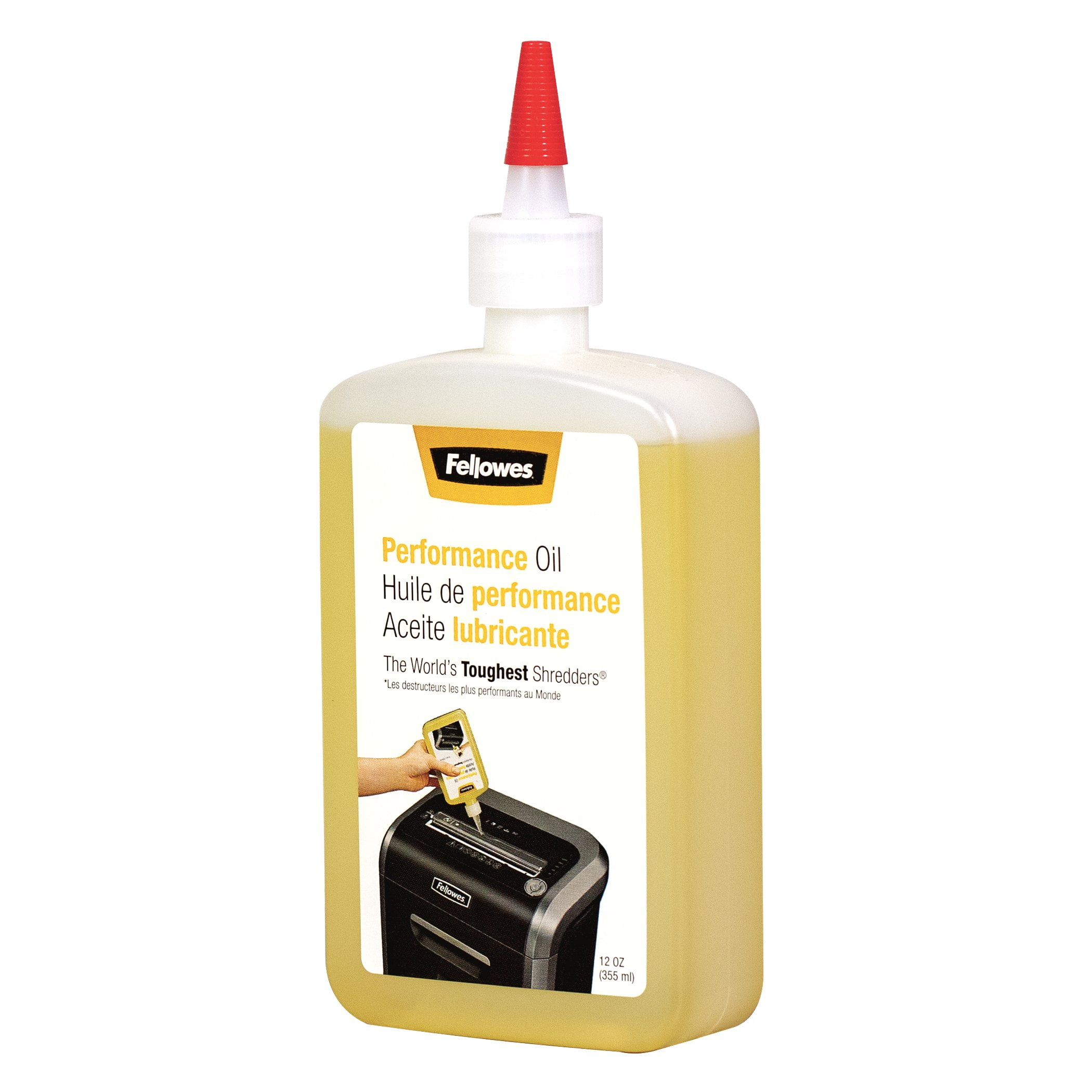 Fellowes Powershred Shredder Lubricant Oil - 12 oz. Bottle for Machine ...