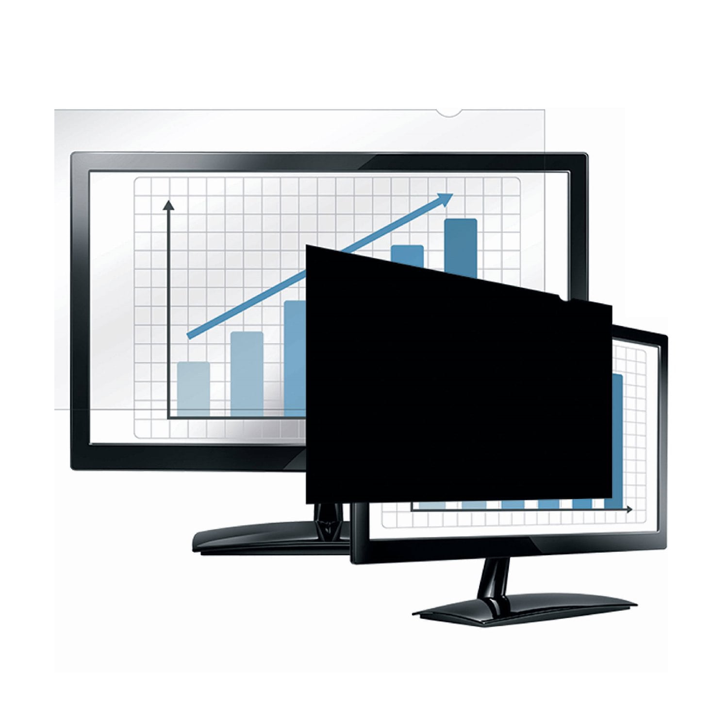Fellowes PrivaScreen 19" Widescreen Monitor Privacy Filter, Blackout ...