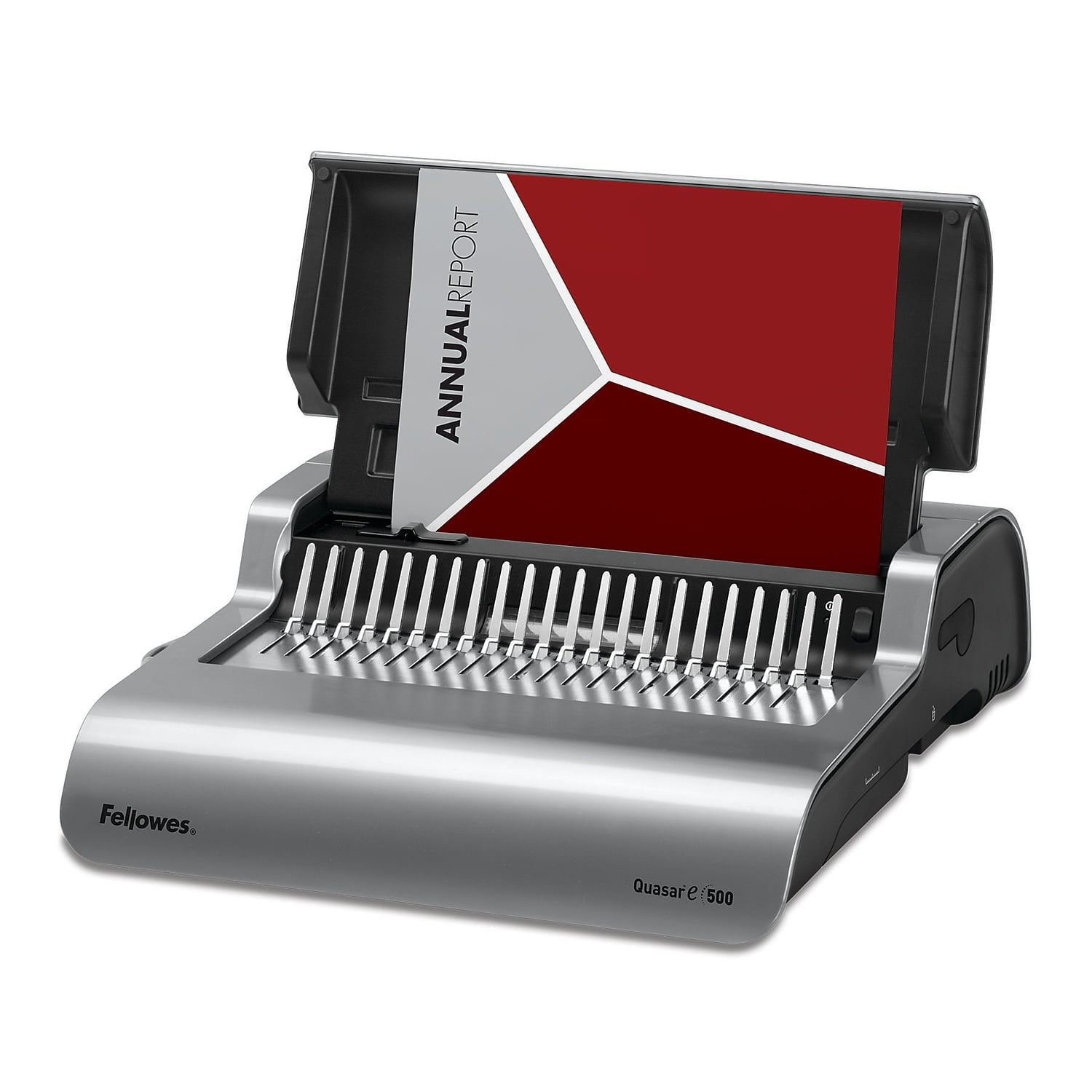 Fellowes Quasar Electric Comb Binding Machine 25 Sheets Punched, Grey ...