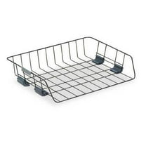 Rolodex Nestable Mesh Stacking Side Load Letter Tray, Wire, Black ...