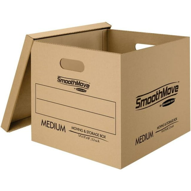 Fellowes SmoothMove Medium Classic Moving Boxes - Walmart.com