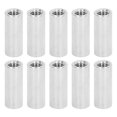 Felmuzaro 10 Pcs M8 x 1.25 L30mm Round Connector Nuts 304 Stainless ...