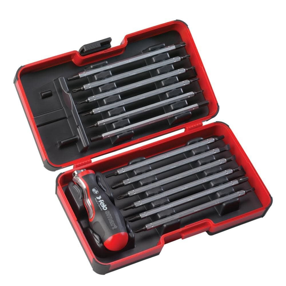 Felo 13 Piece Screwdrivers Metric Smart Box Blades With Handle ...