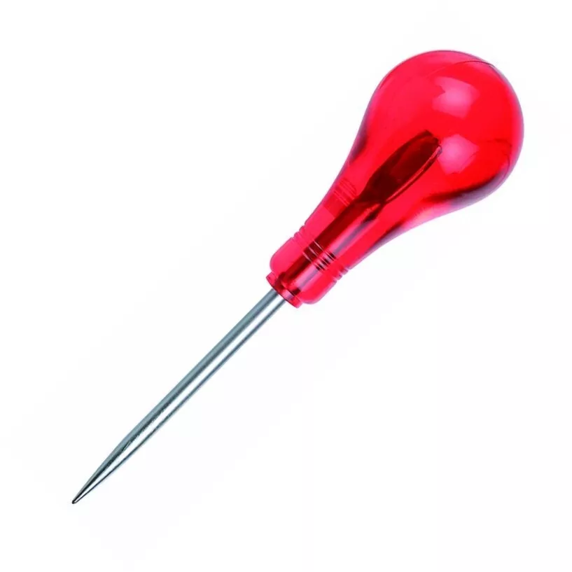 Felo 4-1/2 in. Scratch Awl Leather Punch Tool Palm Ball Handle Made in ...