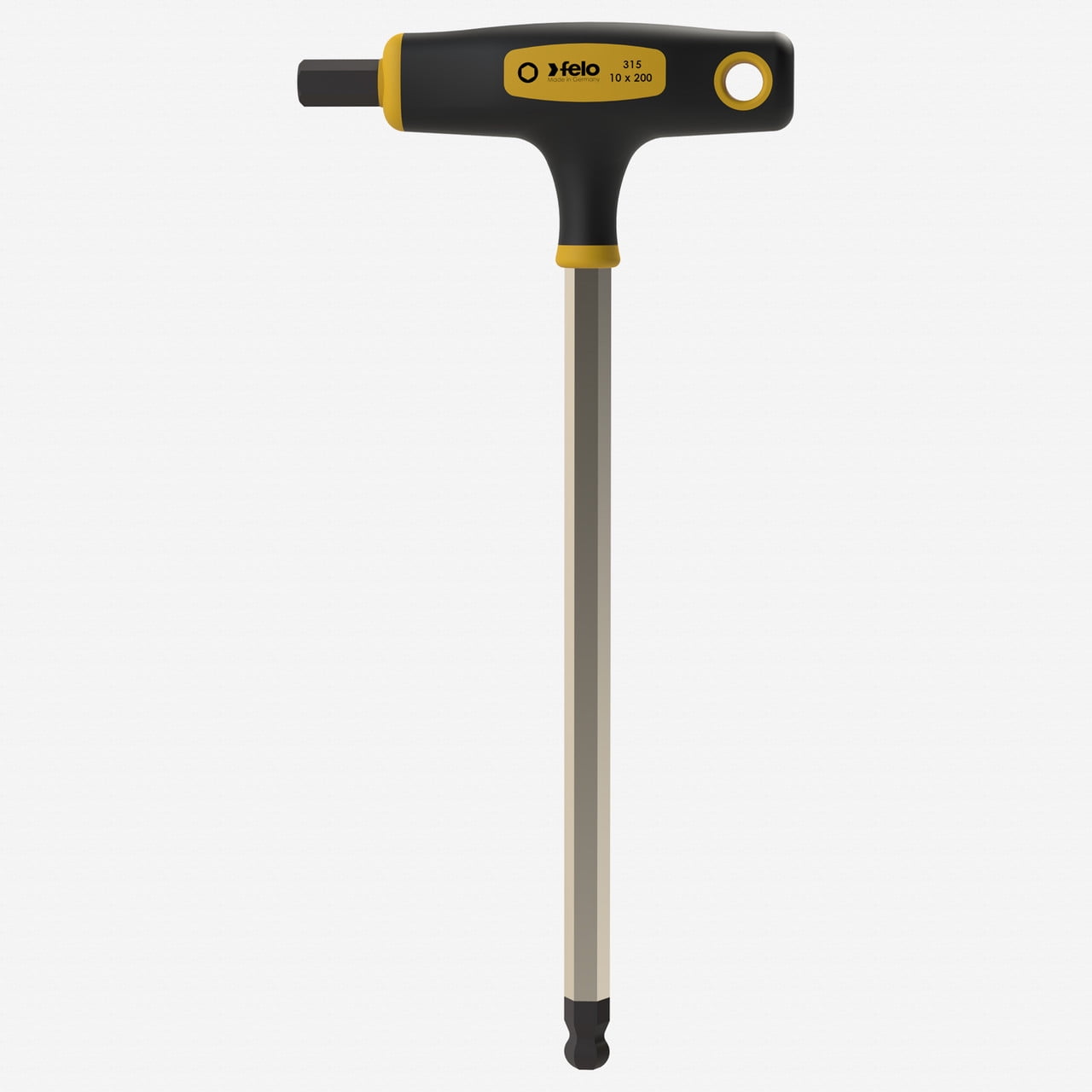 Felo Dual Metric Hex T-Handle with Ball End, 10.0 mm x 200 mm - Walmart.com